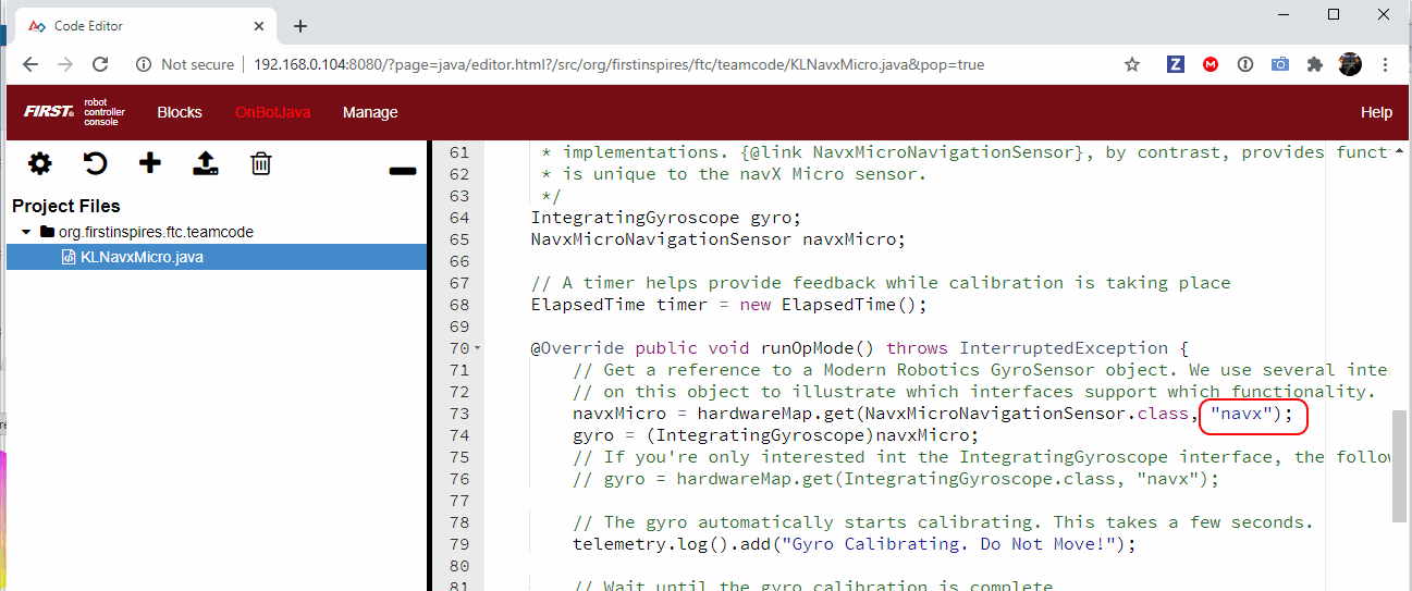 Onbot Java Ftc Navx2 Micro
